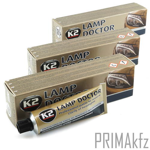 3x ORIGINAL K2 LAMP DOCTOR Aufbereitungs-Set Scheinwerferpolitur 60g | eBay