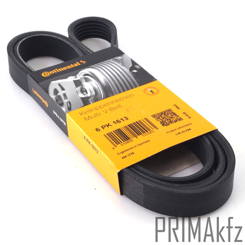 Conti 6PK1613 V-Ribbed Belt Audi A4 A6 Volvo V40 S40 VW Crafter 30-50 ...