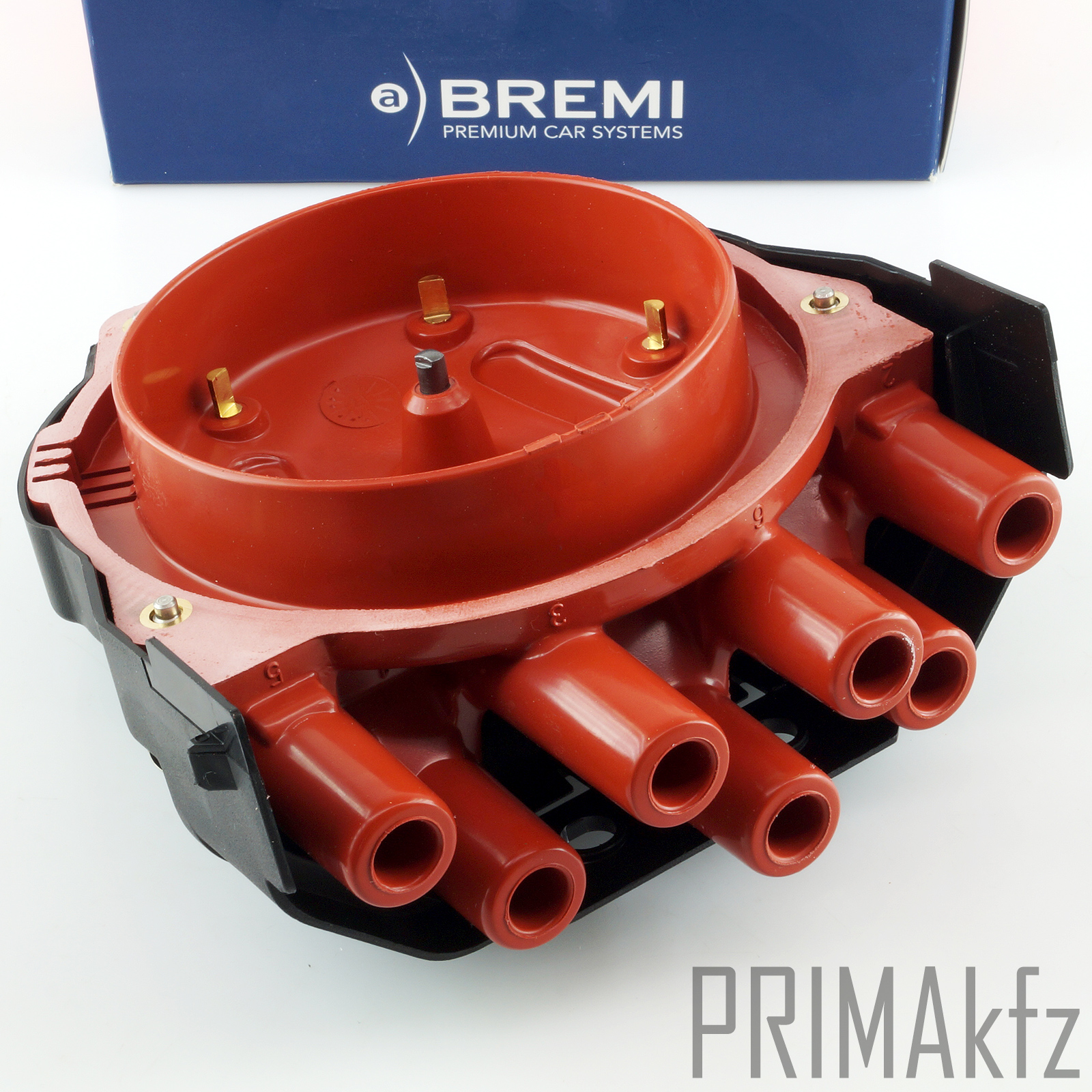 BREMI 8069R Verteilerkappe + Bremi 7004 Verteilerläufer + 6x NGK 5839 ...