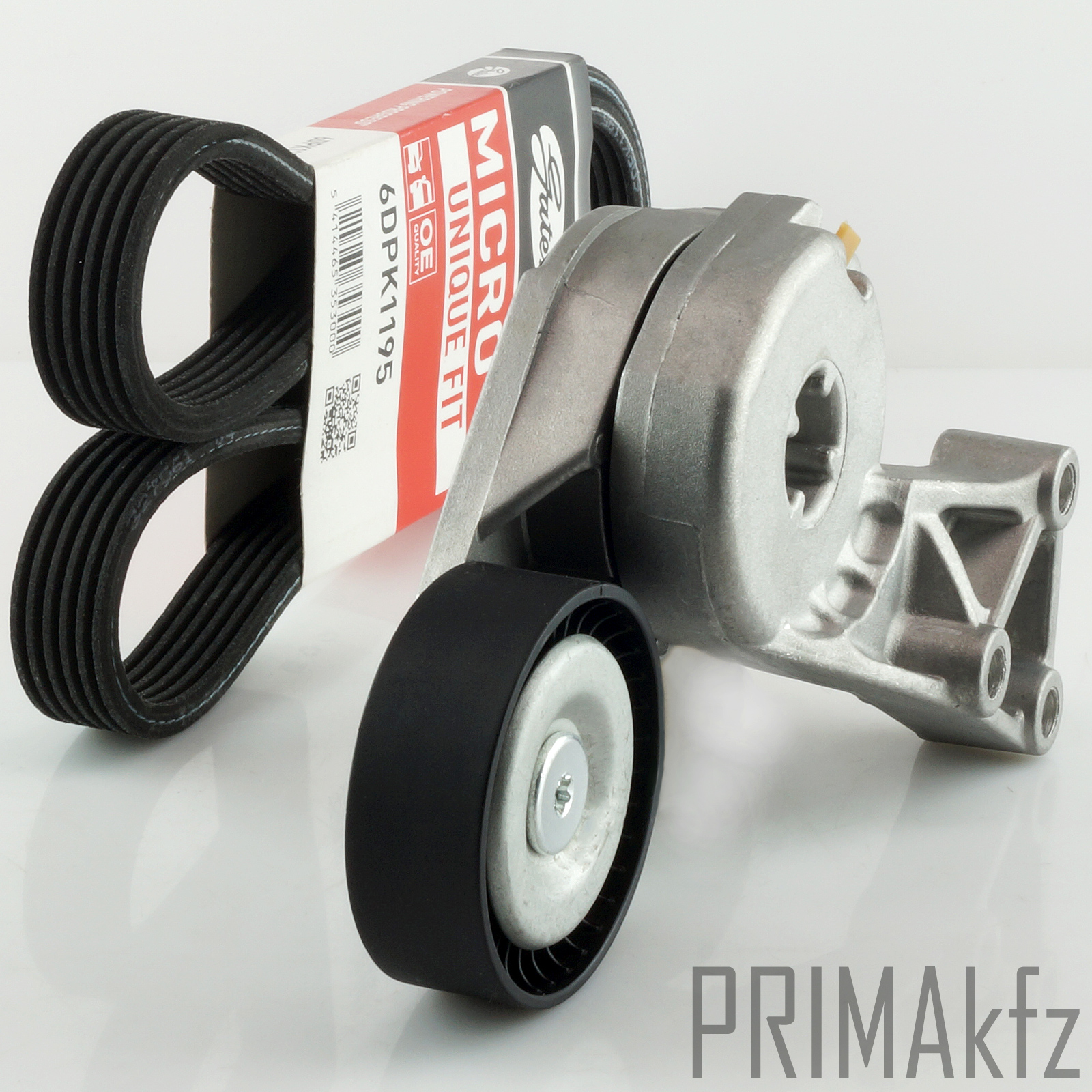 Gates 6dpk1195 V-Ribbed Belt + Tensioner Audi a3 VW GOLF IV V SEAT ...